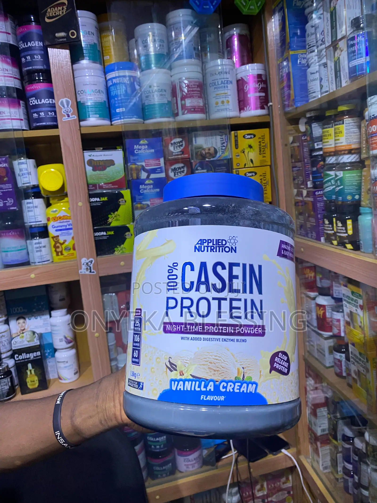 Applied Nutrition 100% Casein Protein – Night-Time Protein Powder in ...