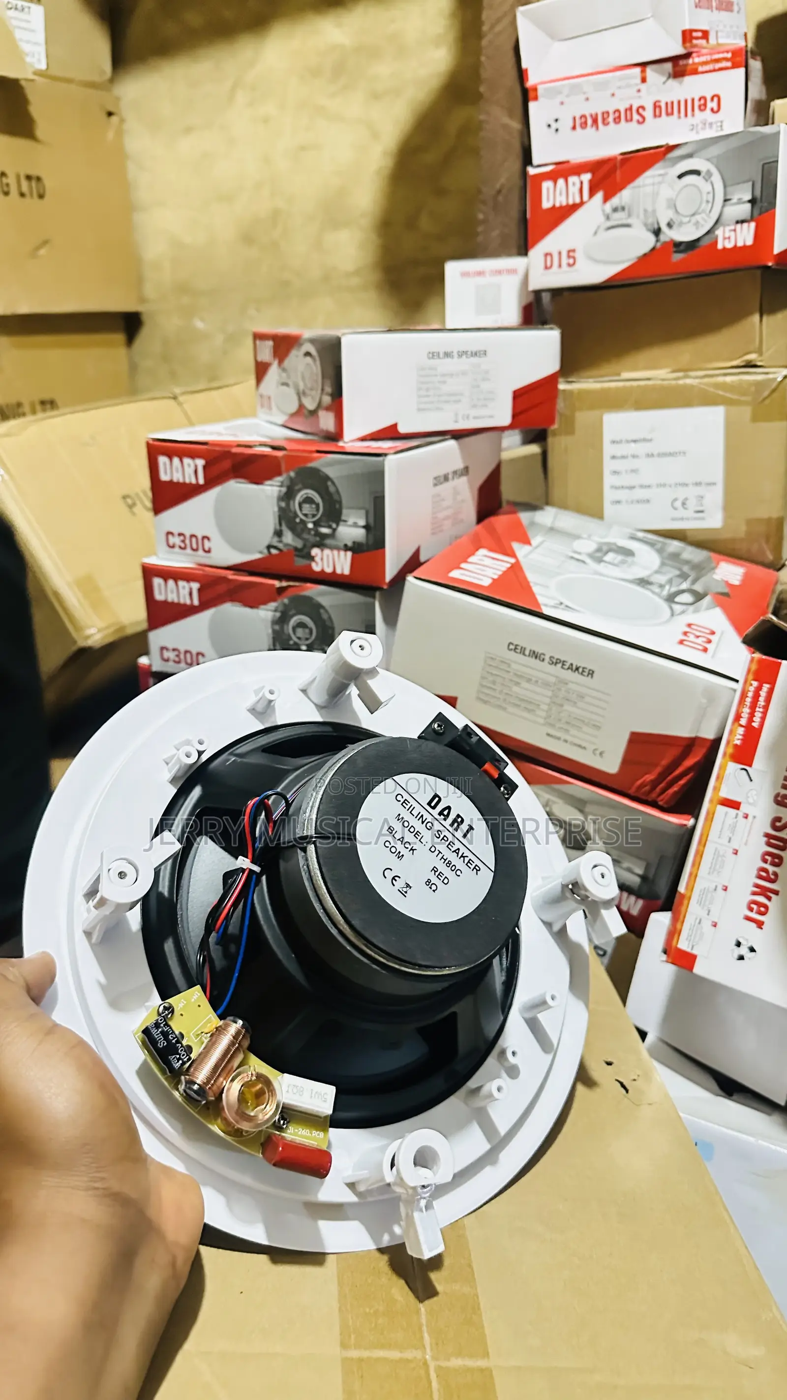 80watts Dart Woofer Ceiling Speakers in Warri - Audio & Music Equipment ...