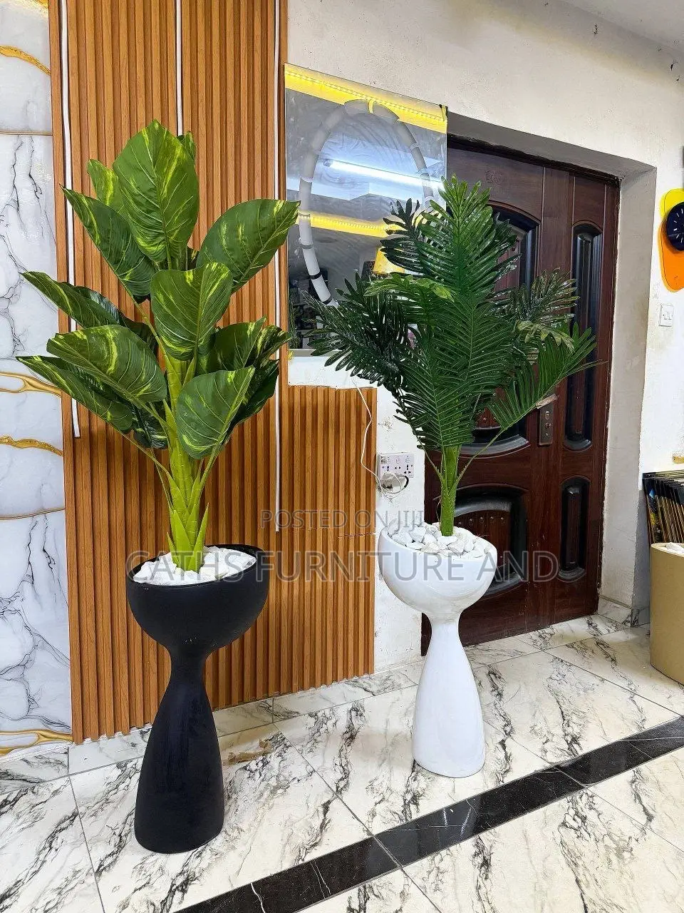 Very Big Curved Shape Fiber Pot With Plant in Wuse - Home Accessories ...