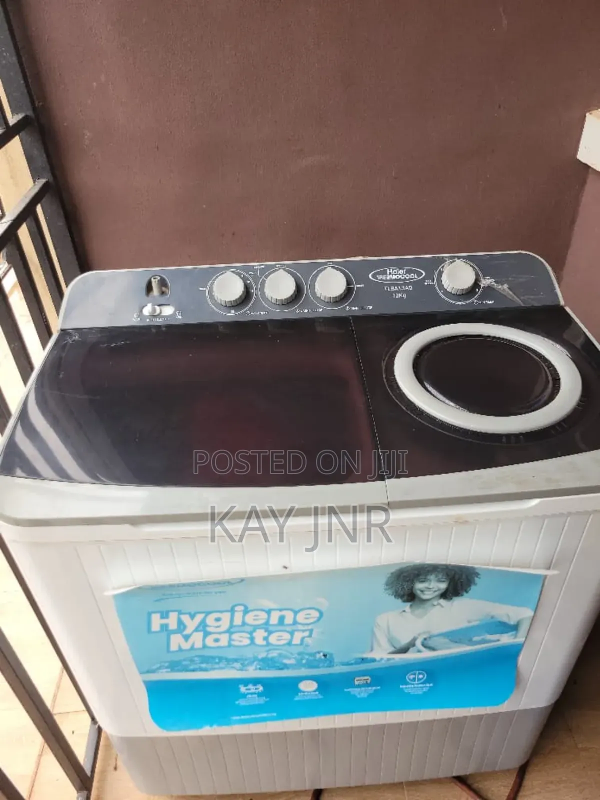 12kg Twin Tub Semi Automatic Haier Thermocool Washing Machine in Enugu ...