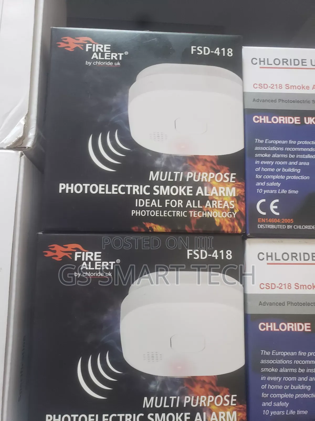 Chloride Uk Wireless Fire/Smoke Alarm Detector With Battery in Ikeja ...