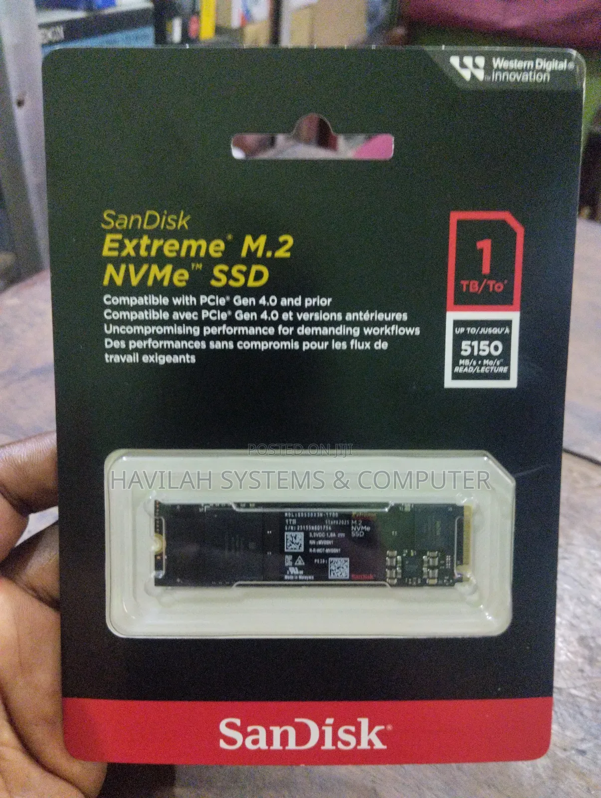 1tb Sandisk Extreme M 2 Nvme SSD Gen 4 in Ikeja - Computer Hardware ...