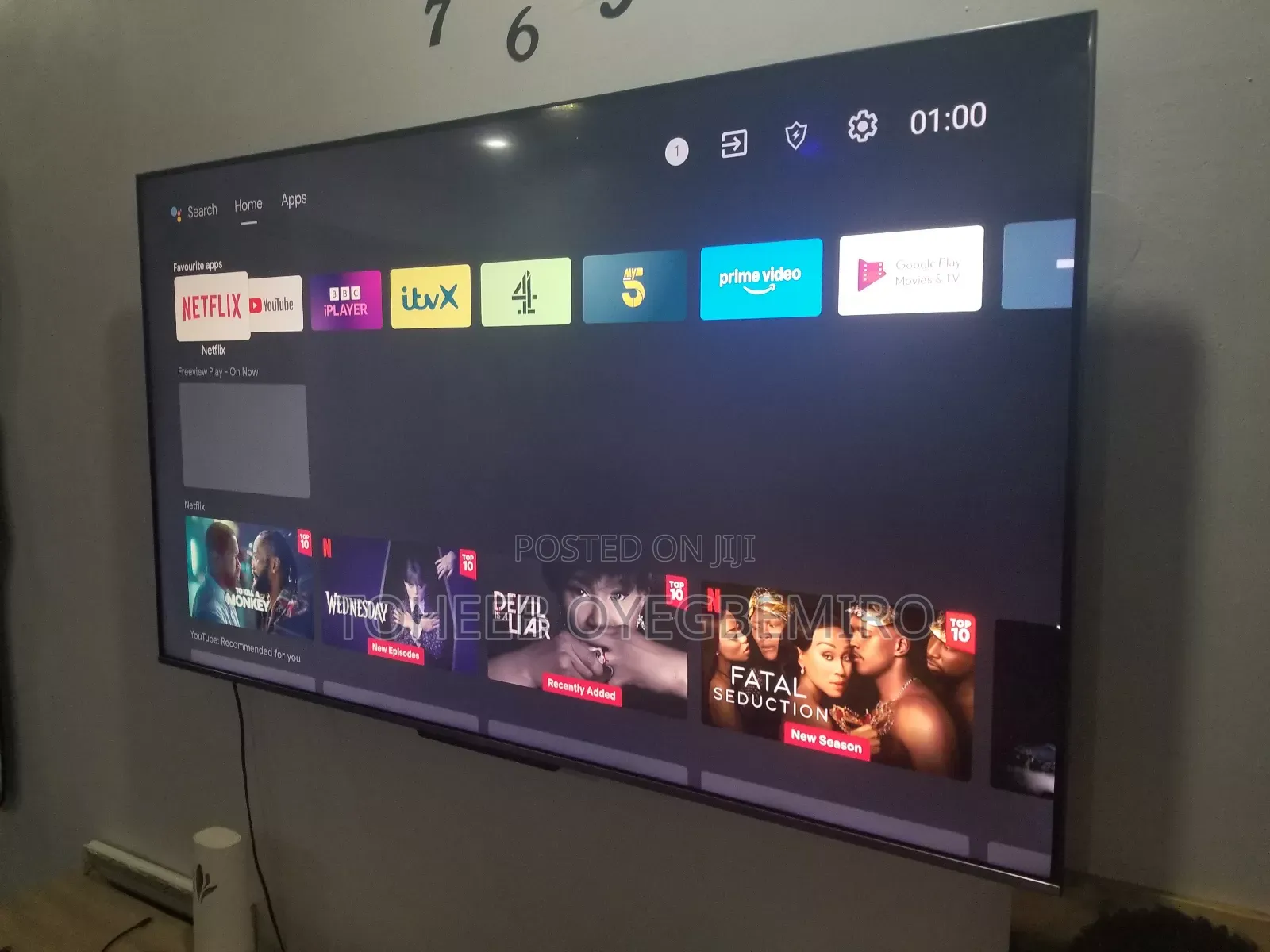 55 Inches TCL Android Smart Tv in Ikorodu - TV & DVD Equipment ...