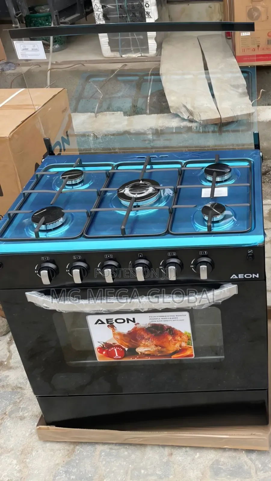 Aeon 6 Burner Standing Gas Oven in Lekki - Kitchen Appliances, Mg Mega ...