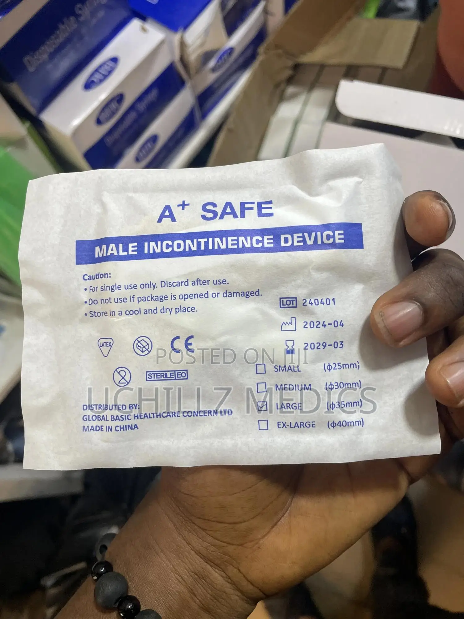 Male Incontinence Device (Condom Catheter) in Lagos Island (Eko ...