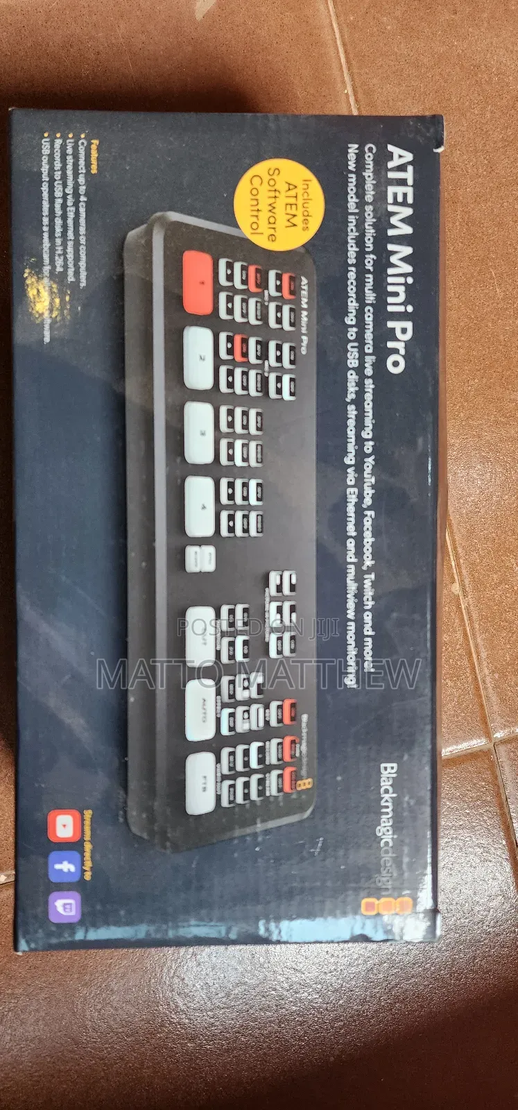 Atem Mini Black Magic Video Mixer in Auchi - Accessories & Supplies for ...