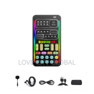 I9 Voice Changer Sound Portable Voice Amplifier Live Sound Card Mic in ...