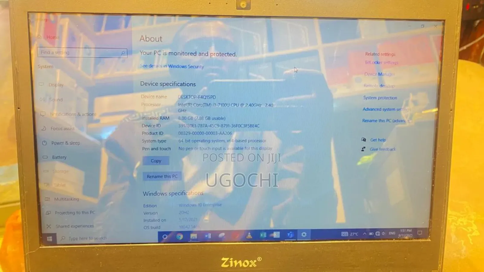 Laptop Zinox 7 Elite 8GB Intel Core I3 HDD+SSD 500GB in Wuse 2 ...