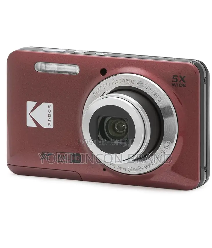Kodak Pixpro Fz55-Bk 16mp Cmos Sensor Digital Camera 5x Optical Zoom in ...