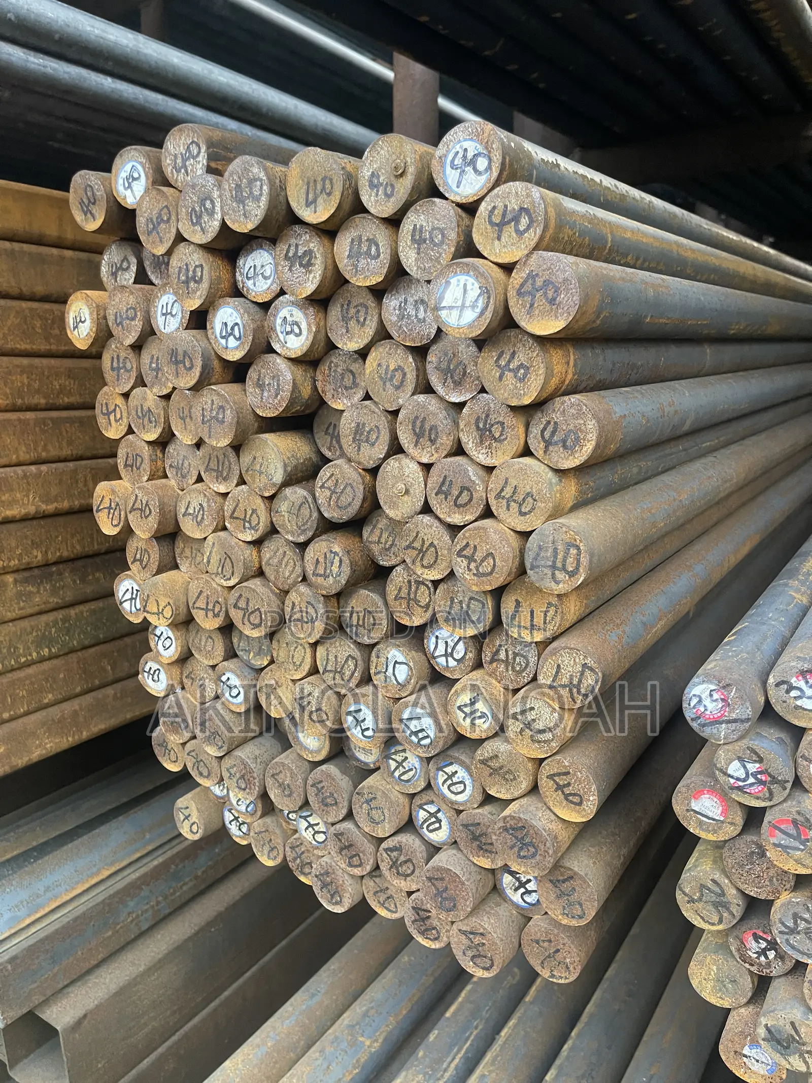 40mm by 6mtrs Mild Steel Rod in Surulere - Building Materials ...