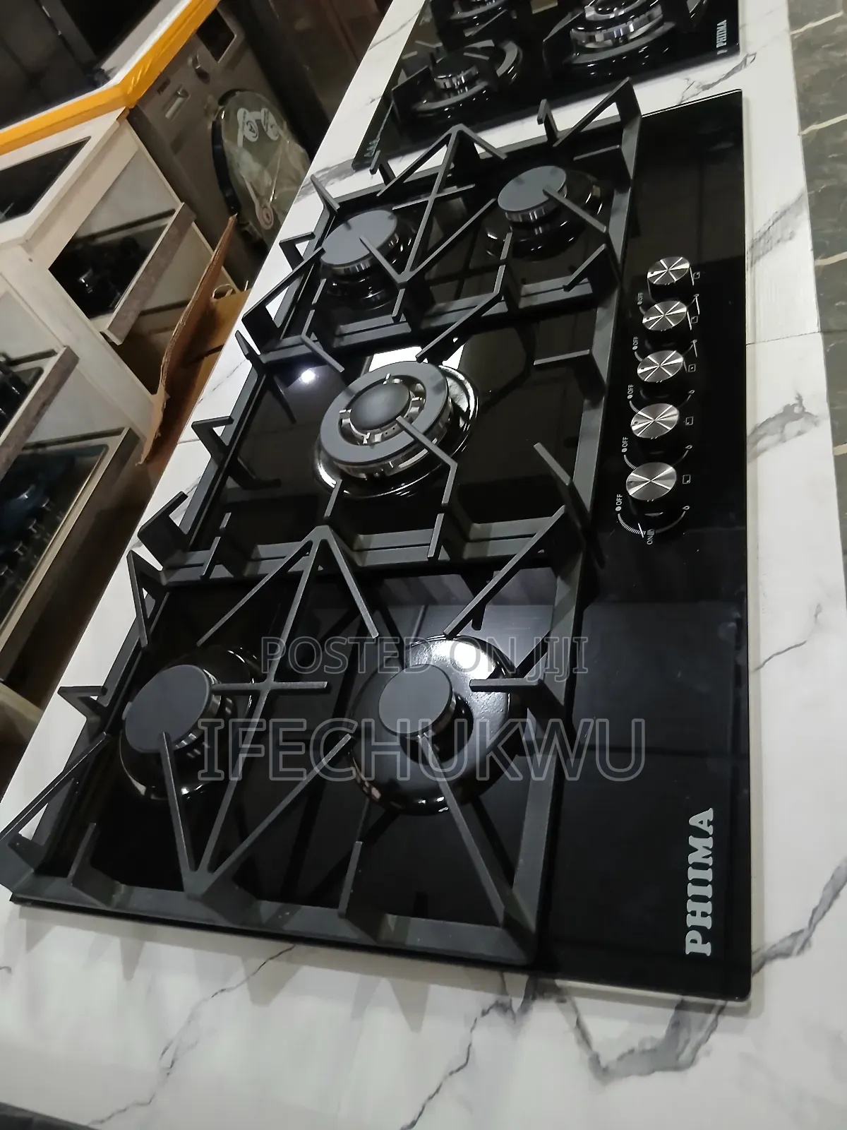 Original High Quality Phiima Built-in Gas Cooker Hob 60x90cm 5 Burners ...