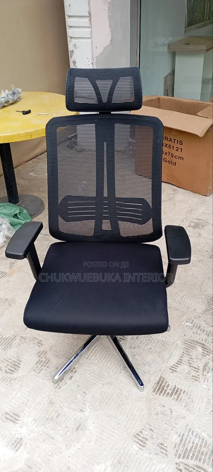 Executive Mesh Office Chair - Full Black in Ikeja - Furniture ...