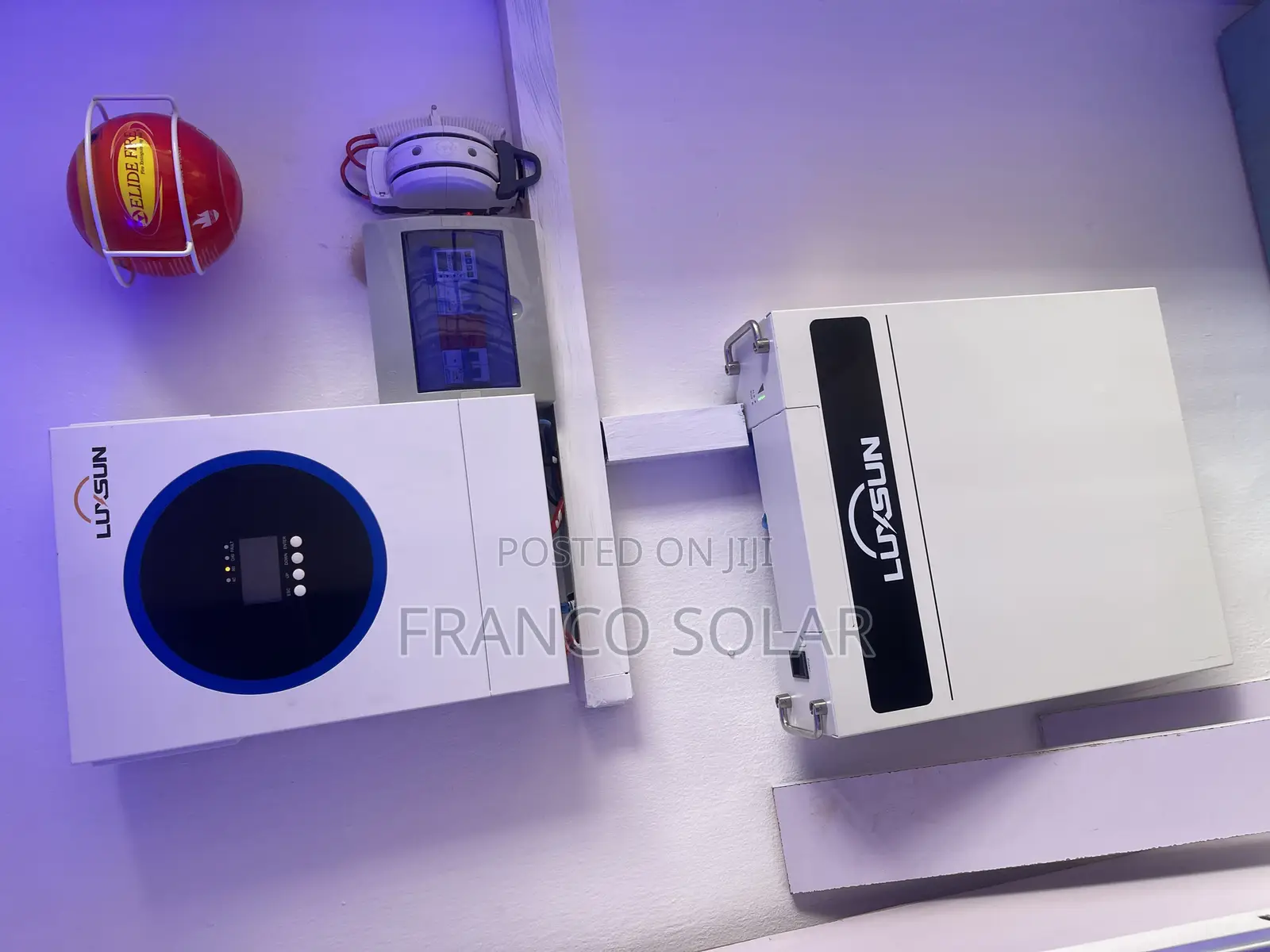 Luxsun 5kva Hybrid Inverter by 5kwh Lithium Battery Complete Setup in ...