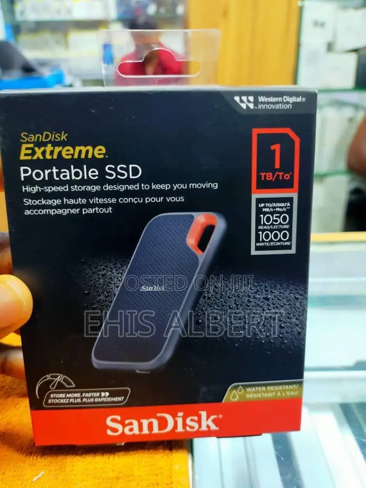 Sandisk Extreme Pro Portable SSD - 1tb in Ikeja - Computer Accessories , Lambert Gadget | Jiji.ng