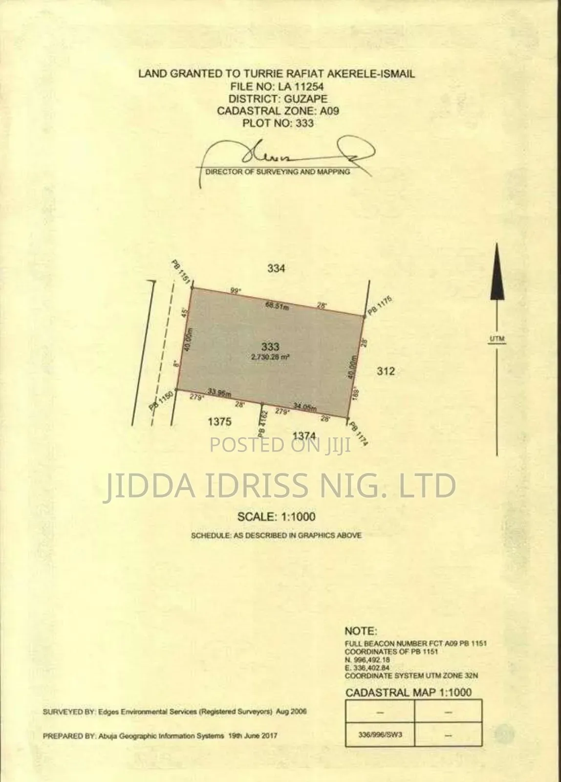 Prime 2,730sqm Plot for Sale in Guzape, Abuja – Cadastral Zone A09 in ...