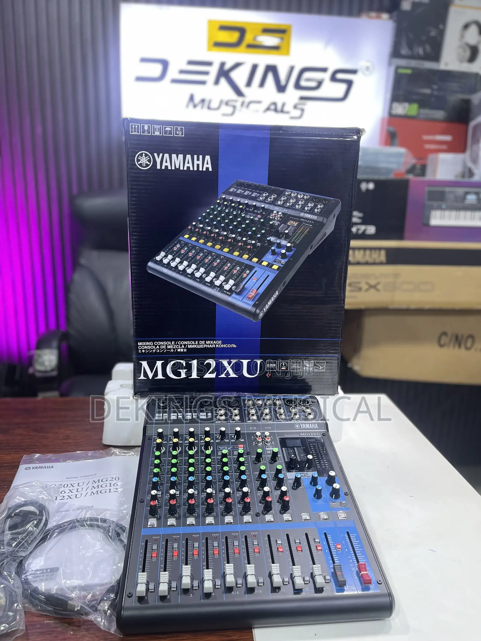 Yamaha Mixer Mg12xu 12 Channels Live Mixer With Usb and SPX Effects. in ...