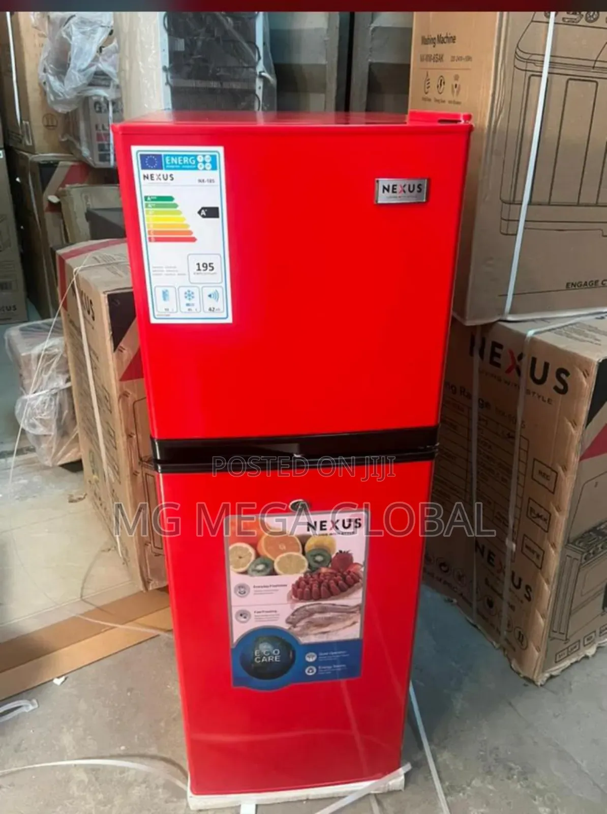 Nexus 189l Doube Door Refrigerator in Ojo - Kitchen Appliances, Mg Mega ...