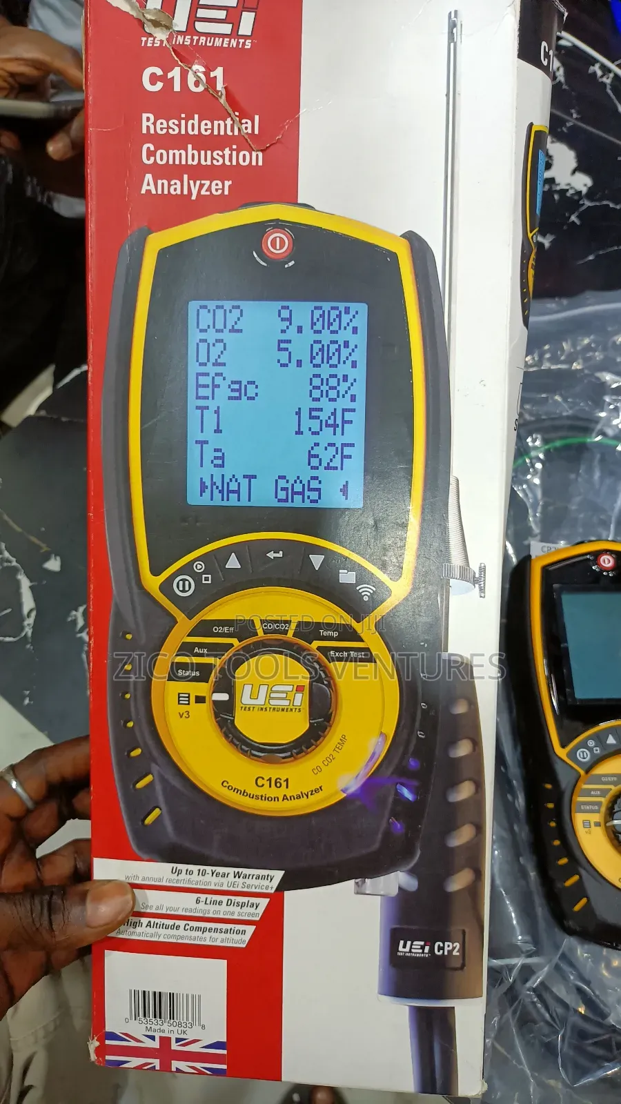 Uei C161 Residential Combustion Analyzer for sale - ZICO TOOLS VENTURES ...