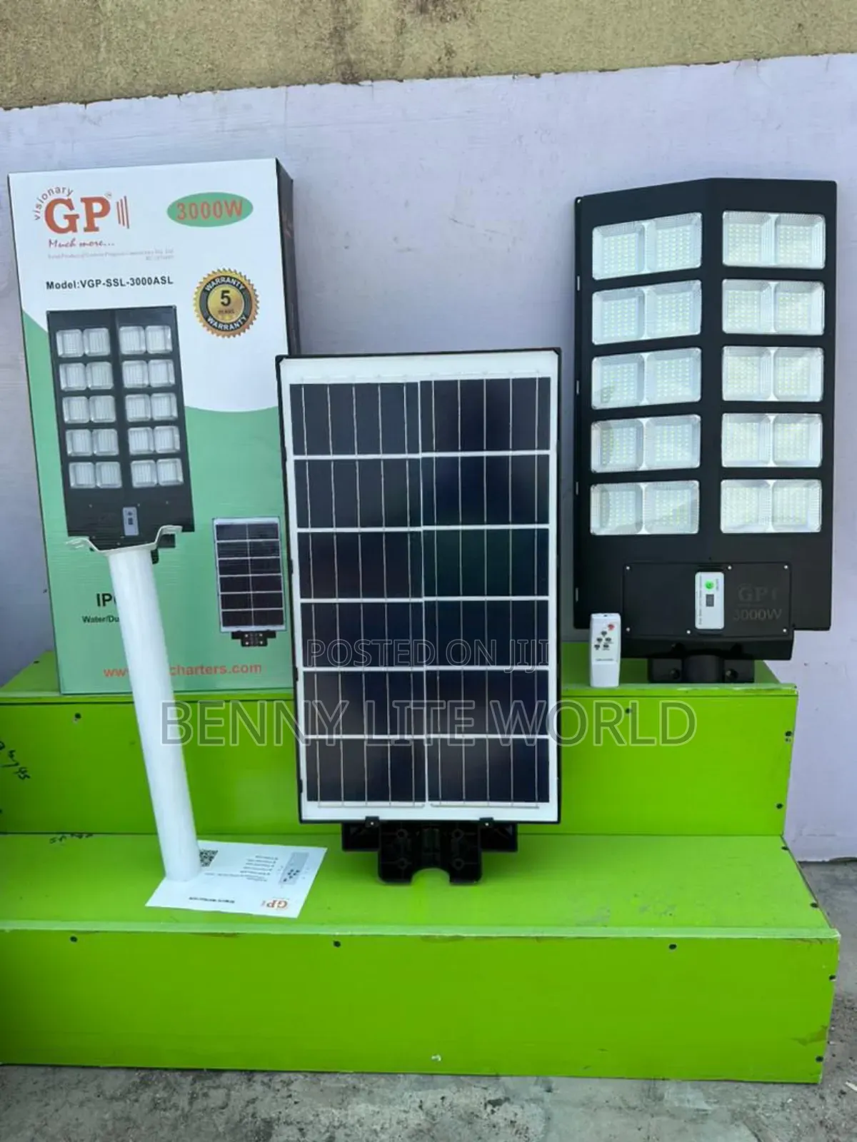 Gp 3000 Watt Solar Street Light in Ojo - Solar Energy, Benny Light ...