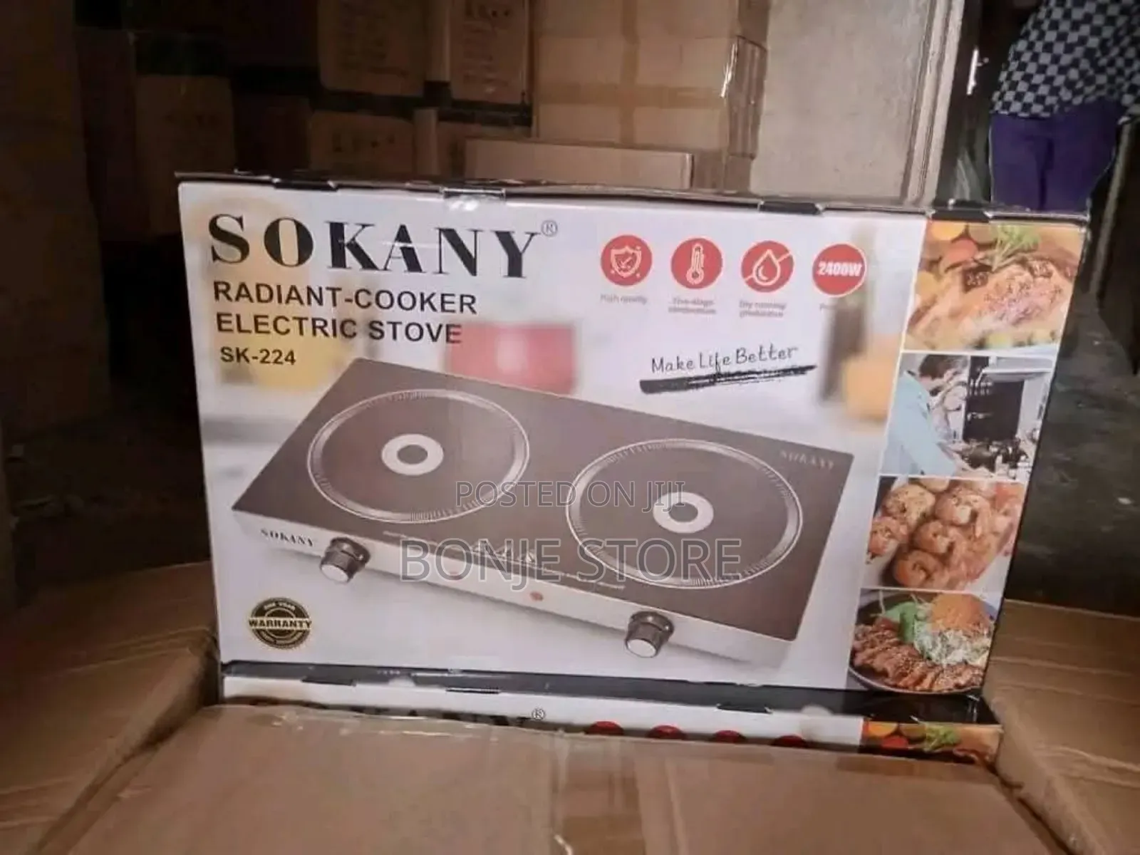 Sokany Sk-224 Radiant Cooker Electric Stove 2400w 5 Stage Temperature in Lagos Island (Eko ...
