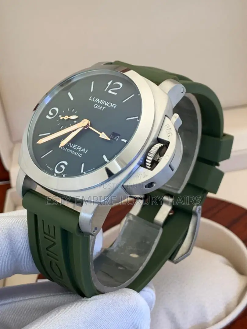 Panerai Luminor Automatic Engine Green Rubber Strap for sale - Esty ...