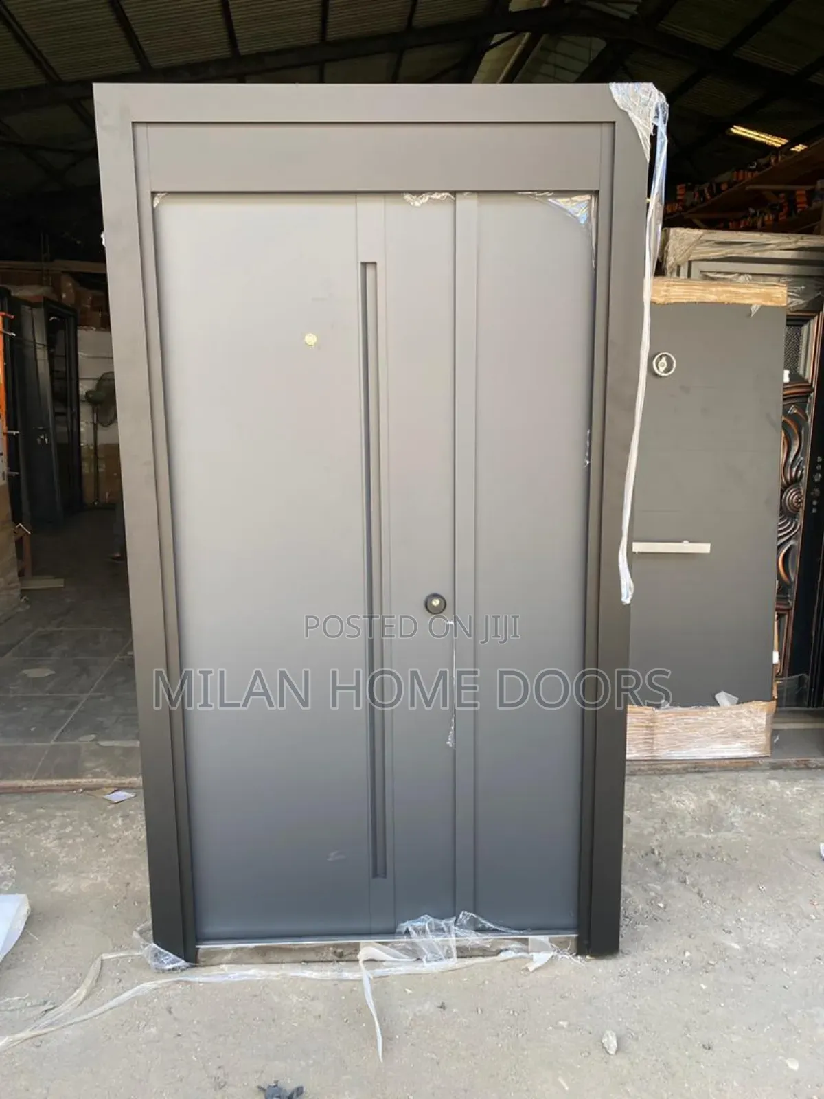 4ft Aluminum Fireproof Security Door for sale - Milan Home Doors Price ...