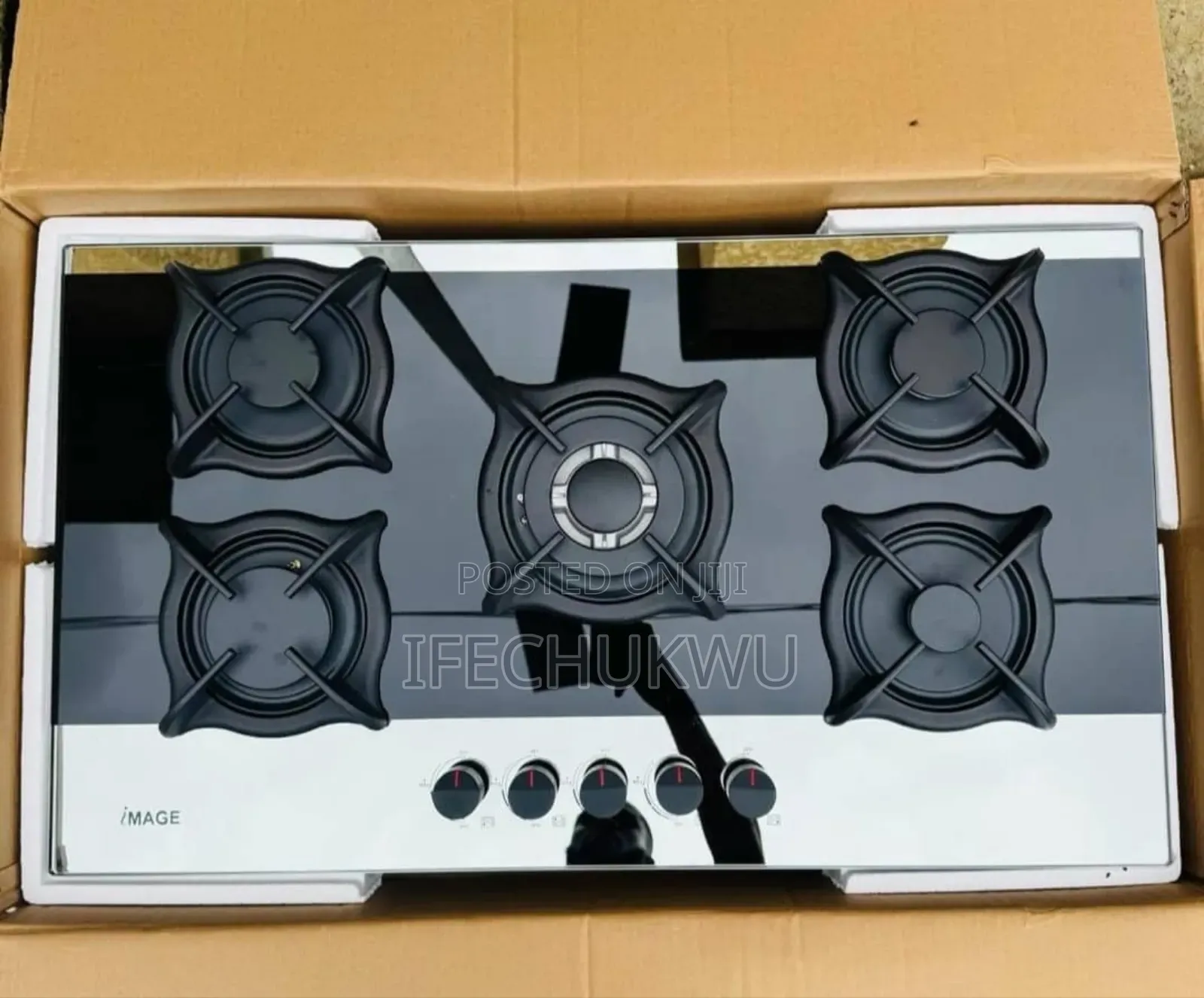 Original Image ( %Copper) 60x90cm Inbuilt Gas Cooker Hob 5 Burners in ...