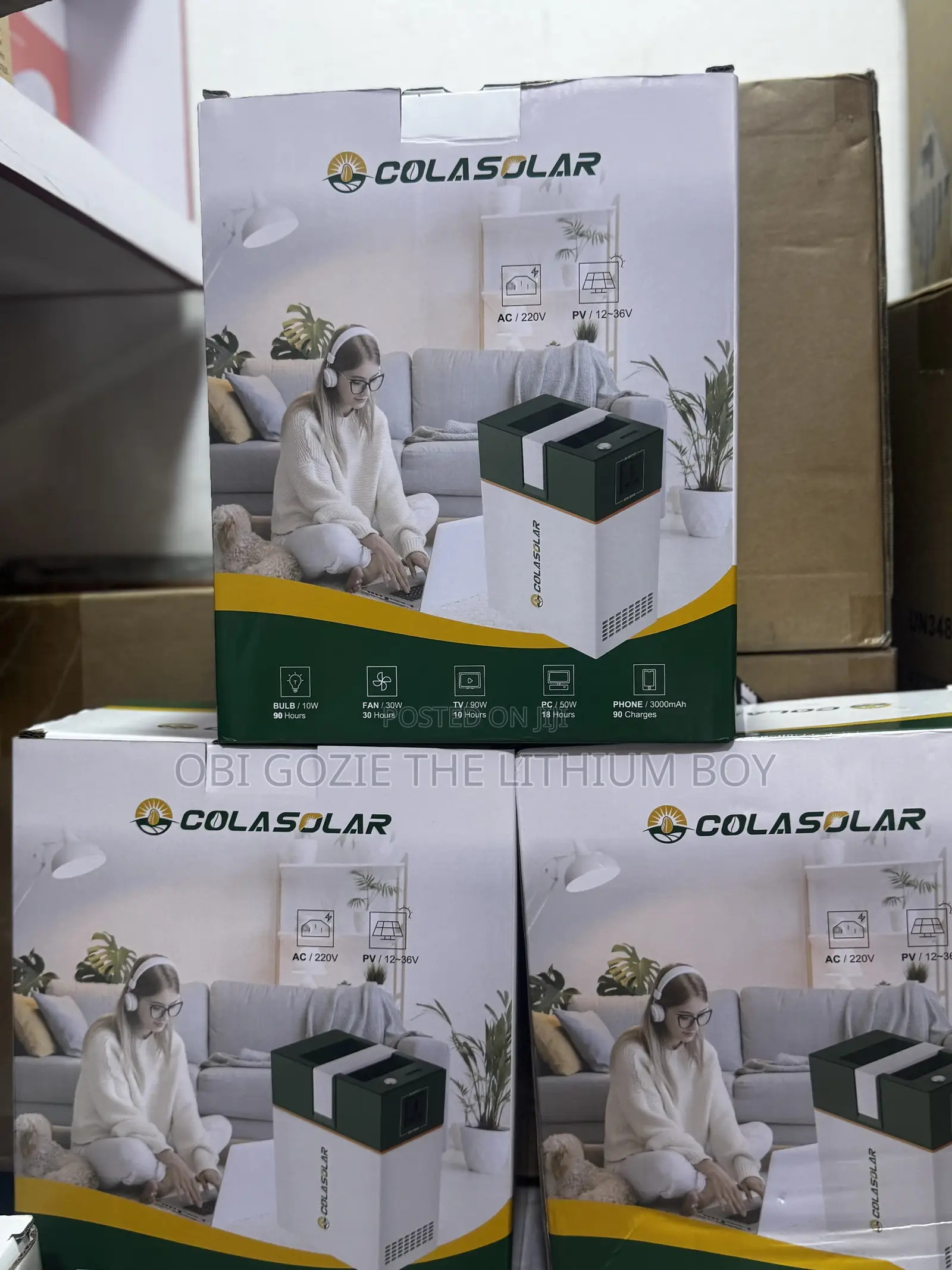 1kwh Cola Solar Lithium Ion Battery Solar Genpower Station 20000 in ...