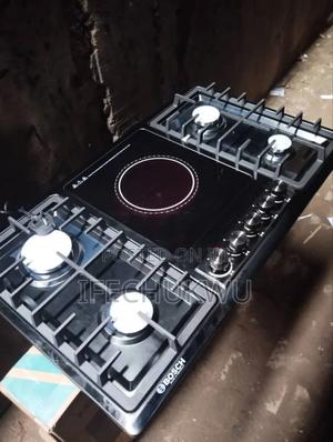 Original Bosch Black Stainless Steel Inbuilt Gas Electric Cooker in Ojo ...