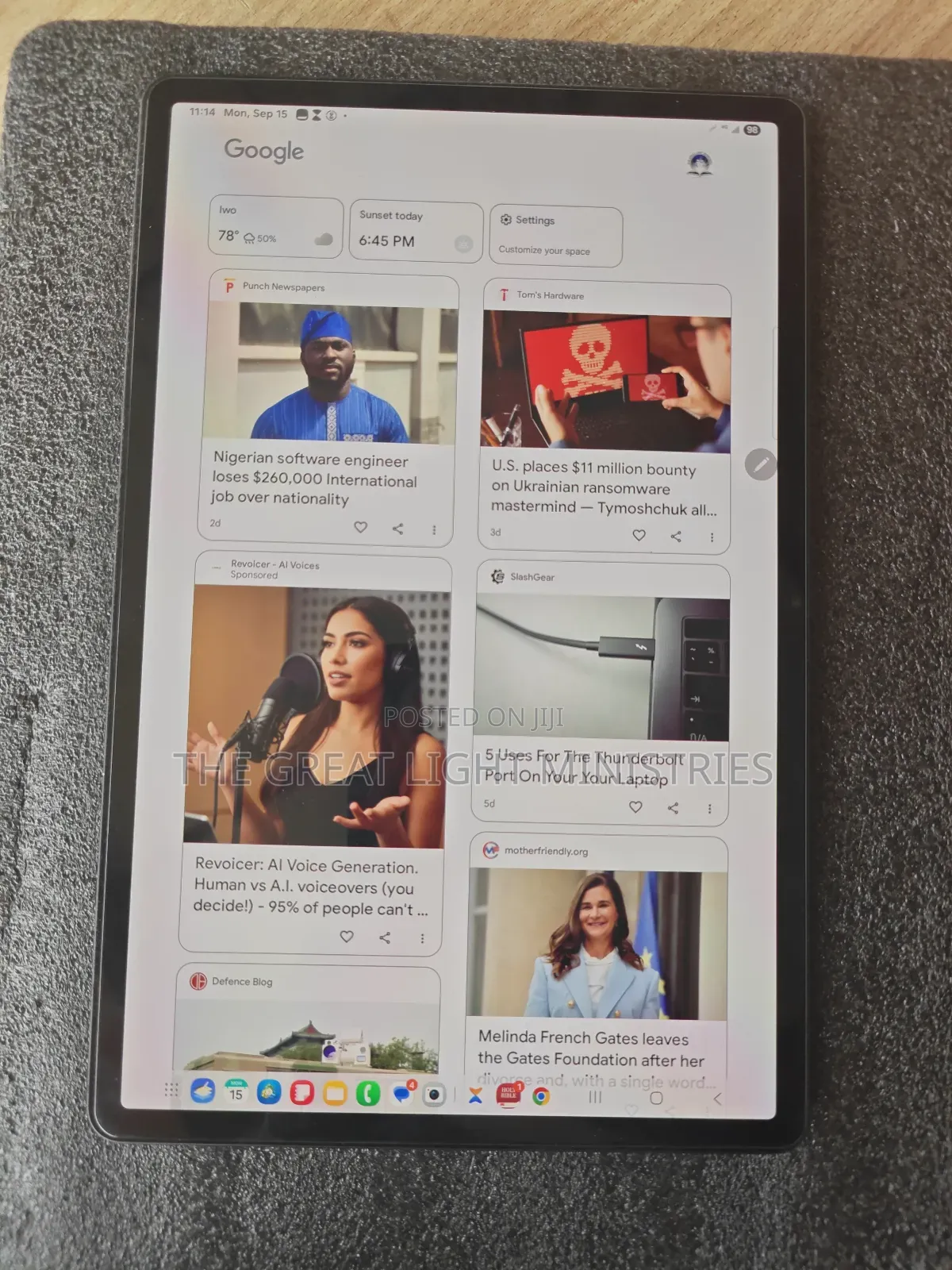 Samsung Galaxy Tab S8+ 512 GB Black in Iwo - Tablets, The Great Light Ministries International ...