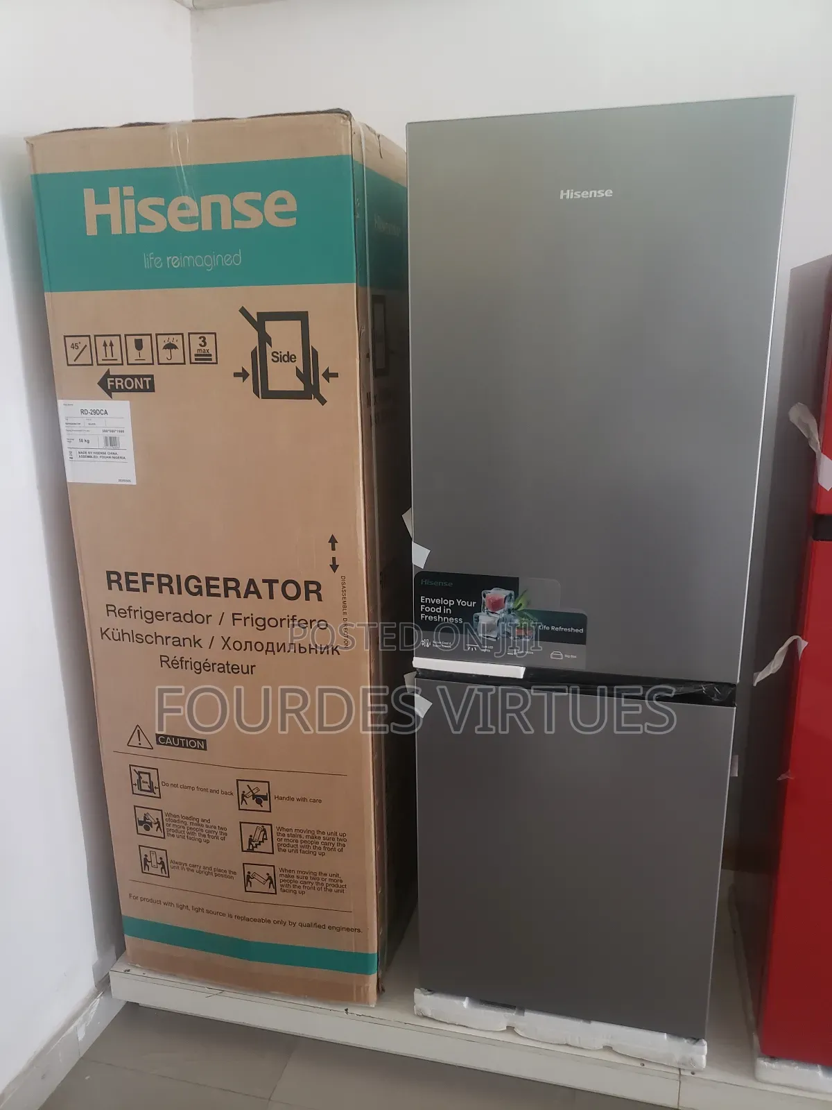 225l Hisense Bottom Freezer in Ajah - Kitchen Appliances, Fourdes ...