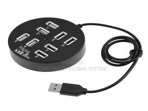 High Speed 8 Ports Usb 2.0 Portable Round Hub in Ojo - Computer ...