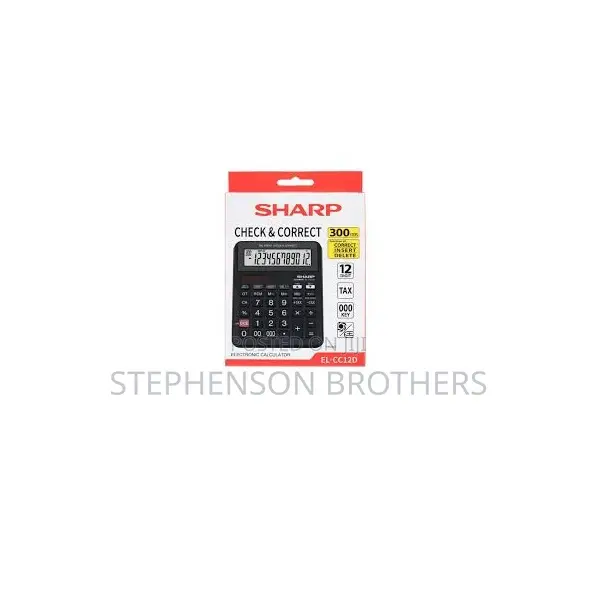 Sharp El-Cc12d Checkcorrect Desk Calculator in Ikoyi - Stationery ...
