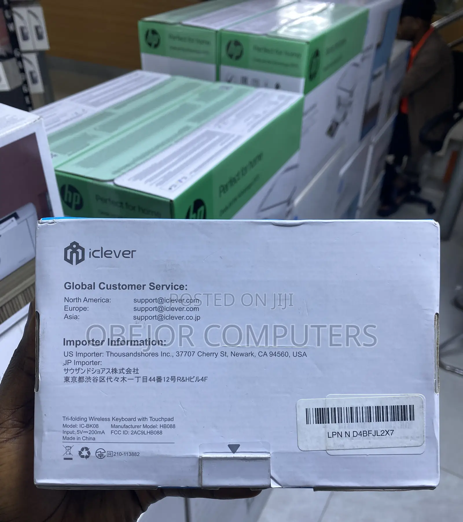 Iciever Ic-Bk08 Tri-Folding Wireless Keyboard With Touch Pad in Ikeja ...