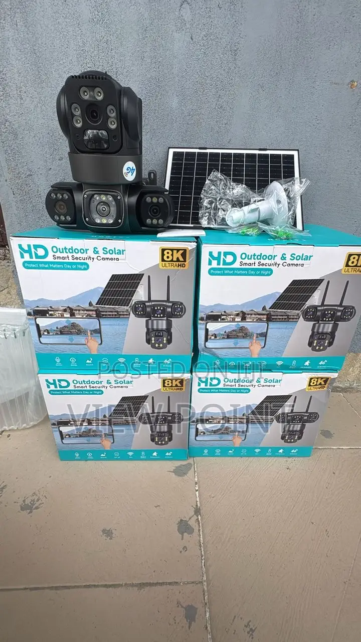 View Point Triple Lens Solar Ptz Camera in Kubwa - Security ...