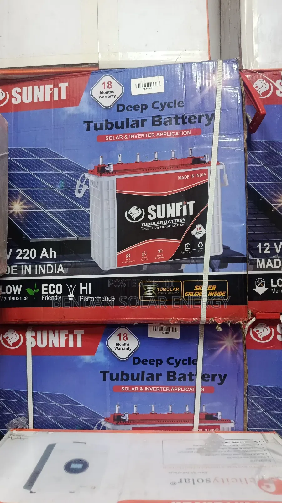 Sunfit 12v 220ah Tall Tubular Battery – Durable Long-Lasting in Port ...
