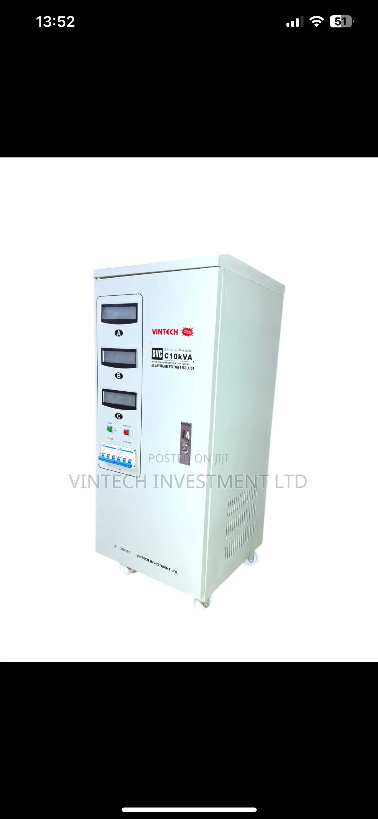 Vintech 10kva 3 Phase Industrial Voltage Regulator in Ojo - Electrical ...