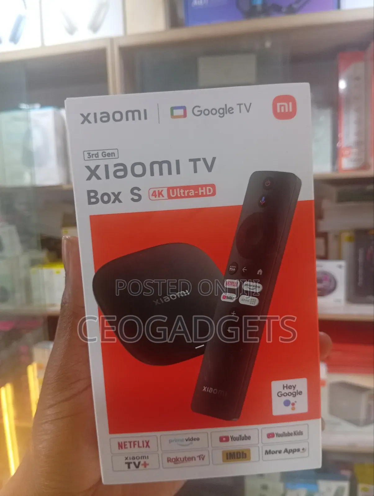 Xiaomi Mi Box S - 4k Ultra Hdr Android Tv With Chromecast & Google for ...