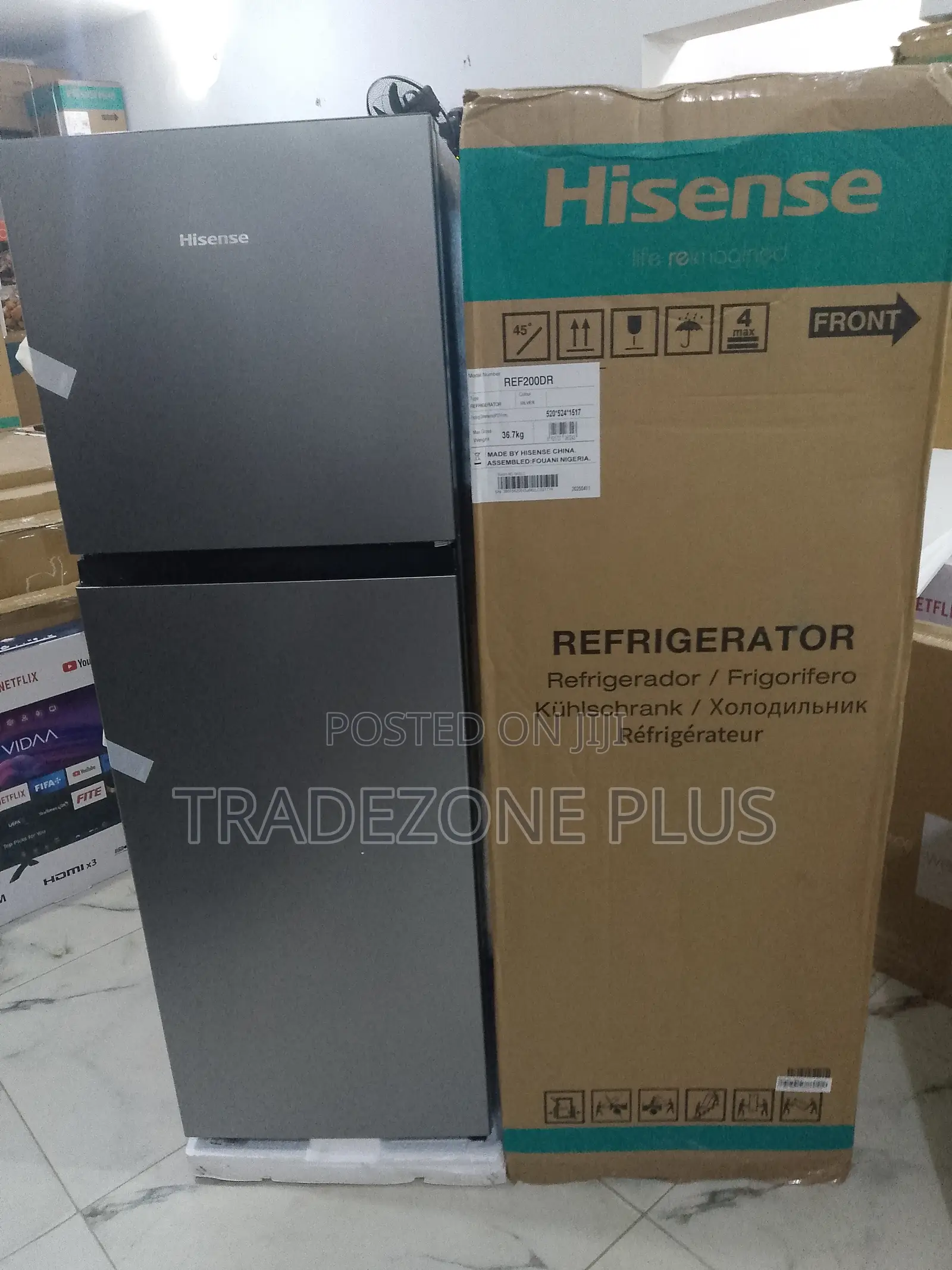 Hisense 200dr Double Door Fridge – Eco-Friendly, Silent Operation in ...