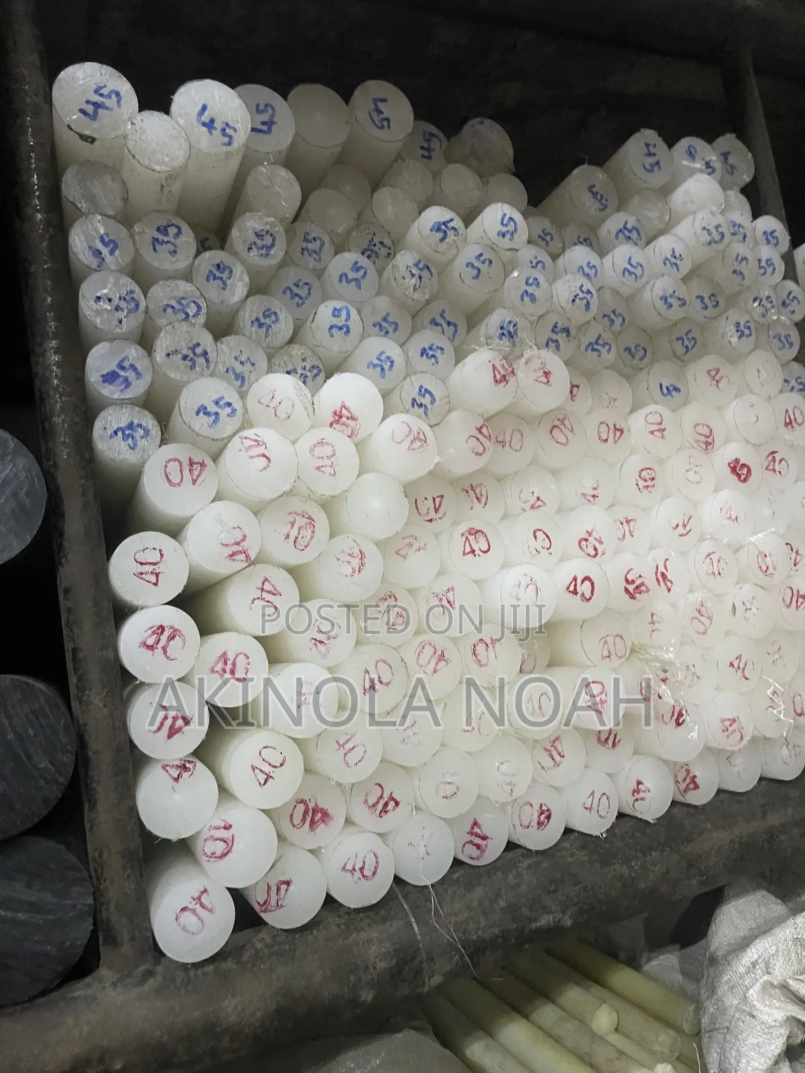 40mm Teflon Rod ( Nylon Rod) in Surulere - Building Materials & Supplies, Akinola Steel Ventures ...