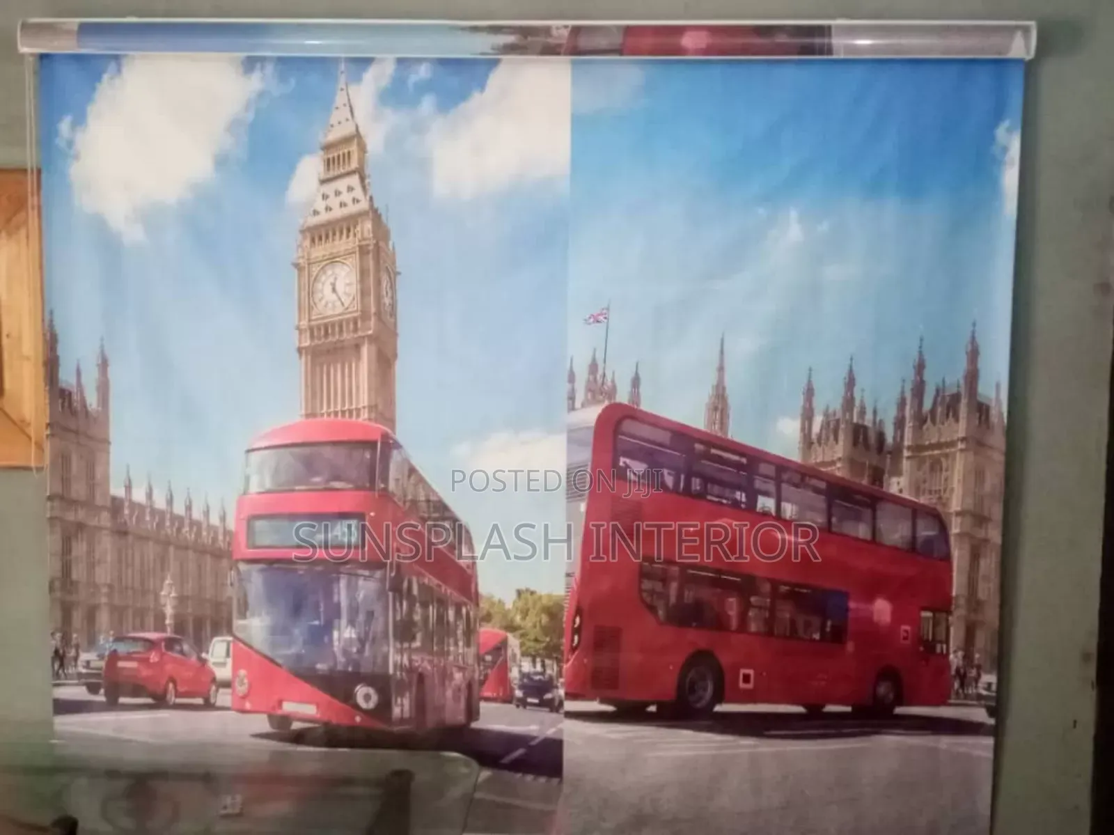 2x1.4 3d London Clock Roller Blind in Lagos Island (Eko) - Home ...