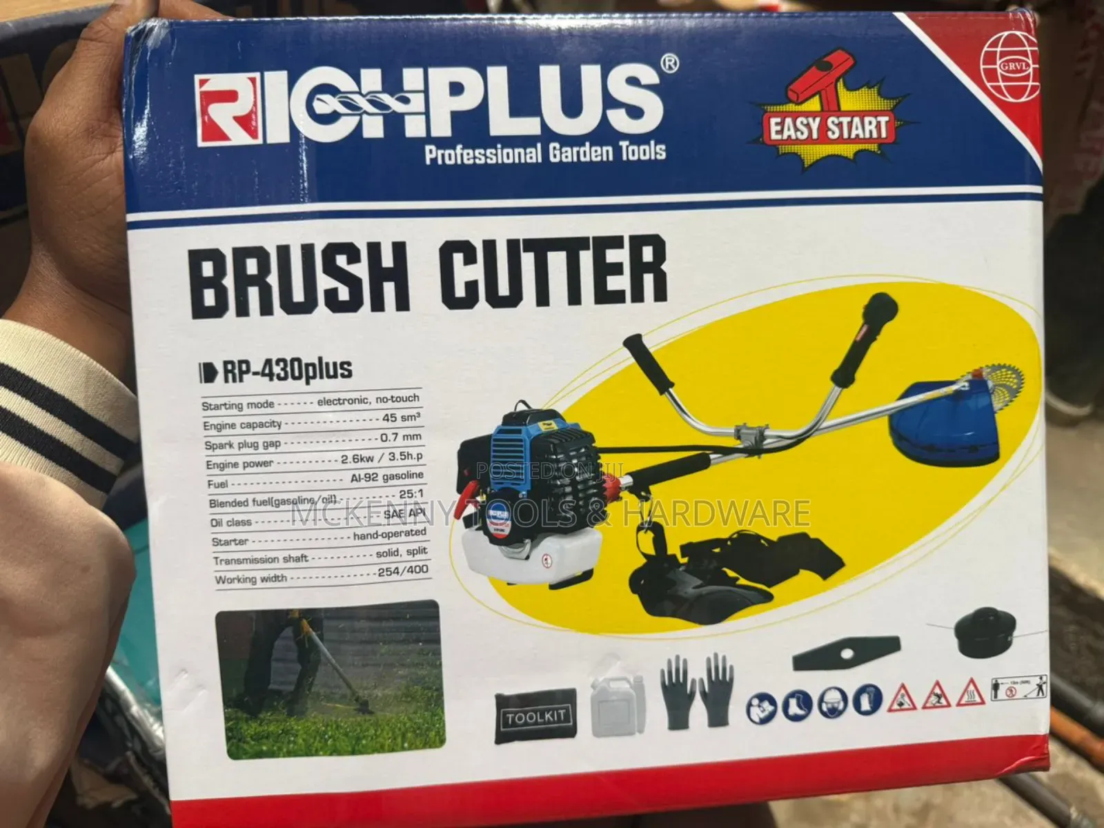 Richplus Rp-430plus Brush Cutter, a Gasoline-Powered Garden Tool in ...