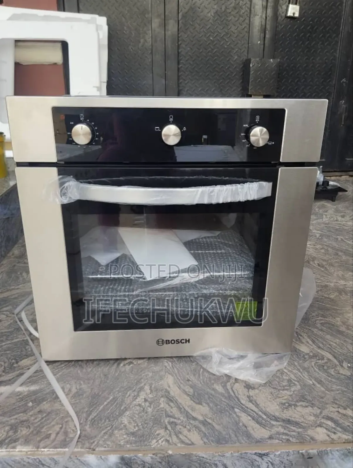 Original Bosch 60x60cm Inbuilt Electric Gas Oven Stainless Steel in ...