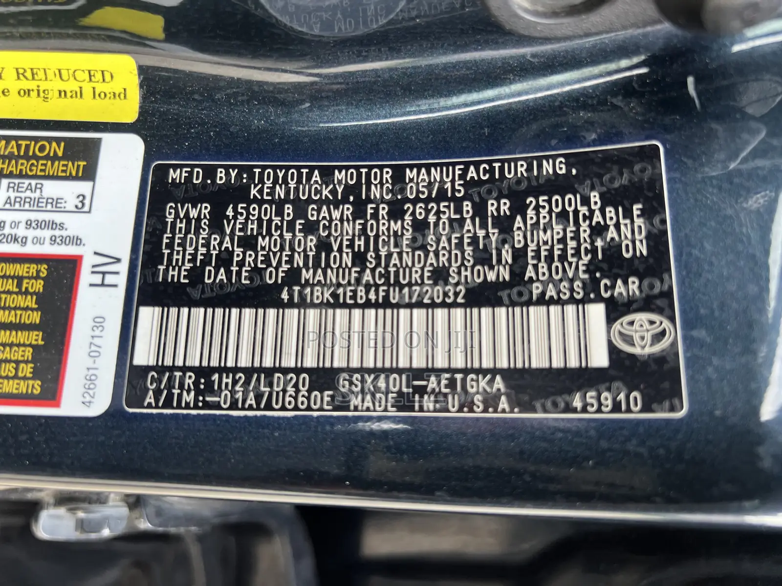 Toyota Avalon 2015 Black in Gbagada - Cars, Skllz | Jiji.ng