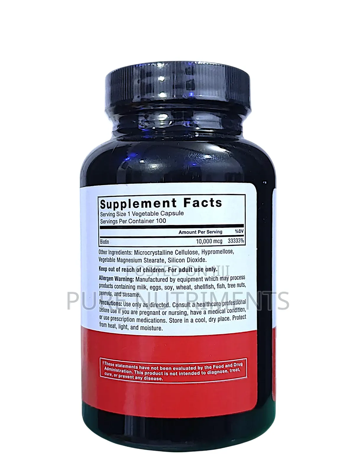 Force Factor Biotin 10,000mcg 100 Capsules - For Hair, Skin and Nails in Isolo - Vitamins ...