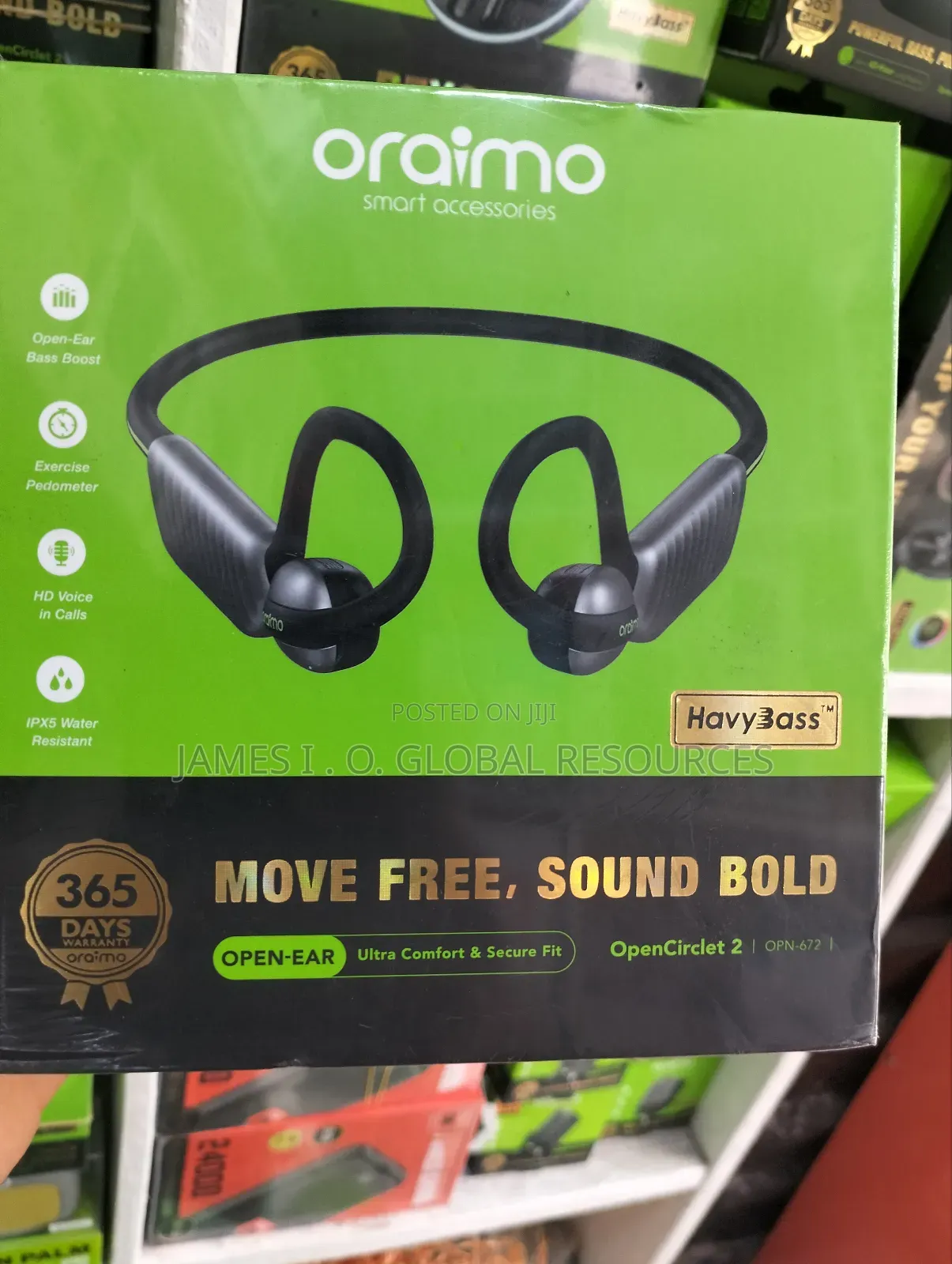 Oraimo Bluetooth Open Circlet 2 in Ikeja - Headphones, James I . O ...