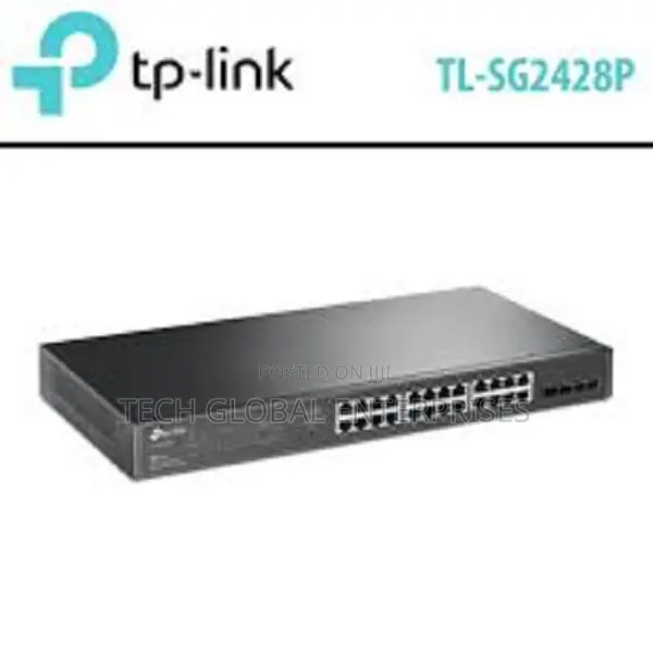Tp-link Tl-sg2428p 24 Port Gigabit Smart Managed Poe Switch in Ikeja ...