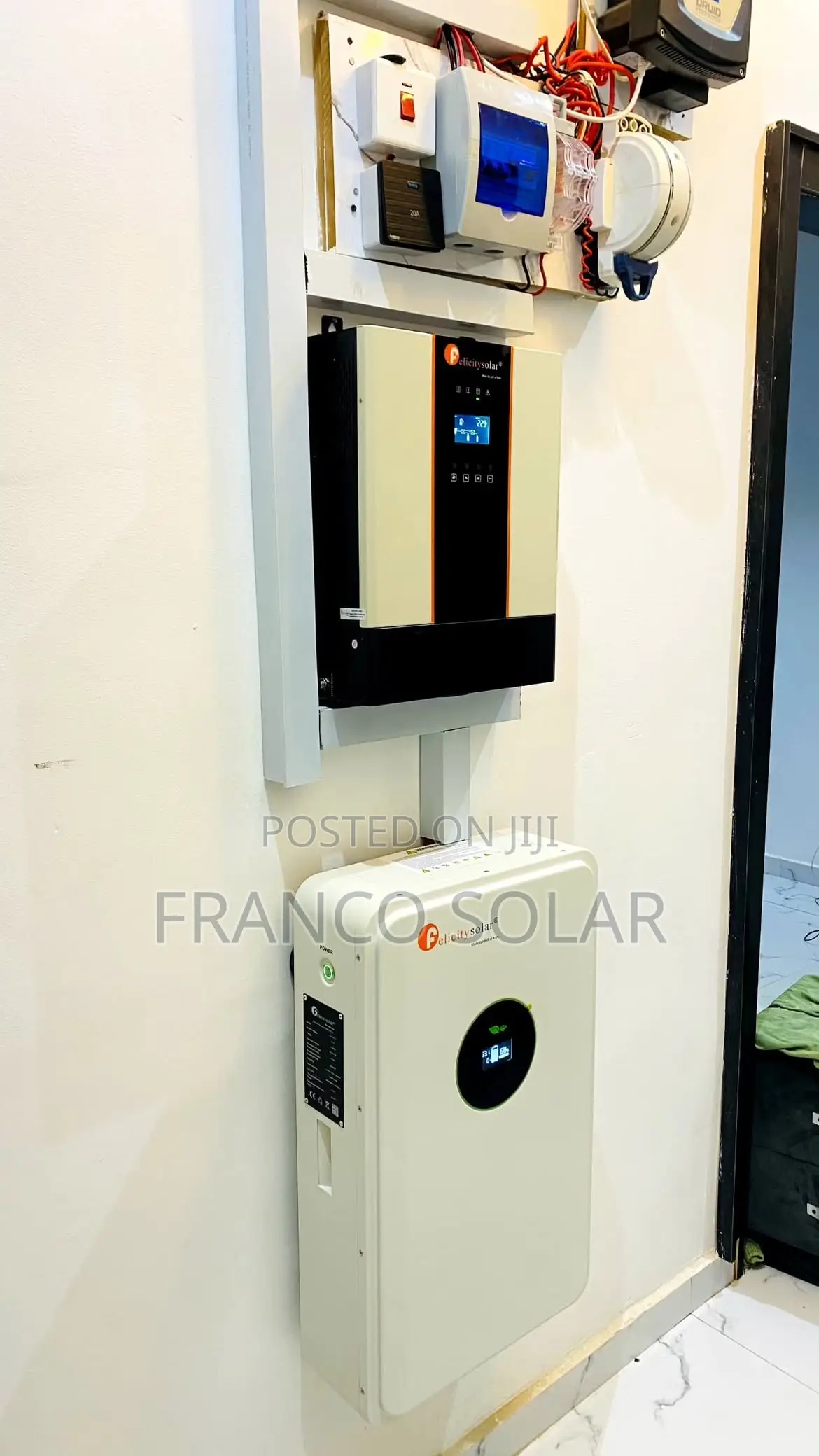 5kwh Battery /5kva Inverter / 4pc 600w Solar Panels / Complete Set Up ...