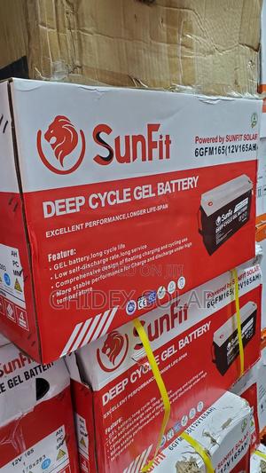 165ah 12v Sunfit Deep Cycle Gel Battery in Ikotun/Igando - Solar Energy ...