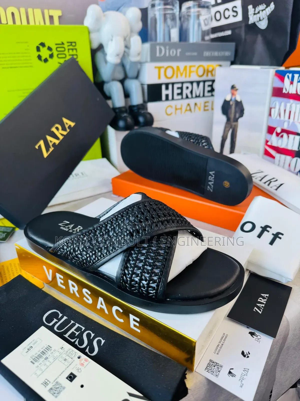 Zara Men Slippers Available in Ikeja - Shoes, Engr Moses Okojie | Jiji.ng